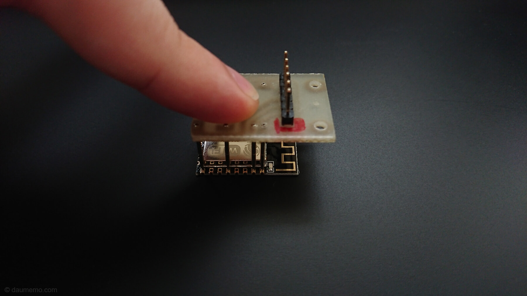 Pogo addon for ESP module programming - Daumemo