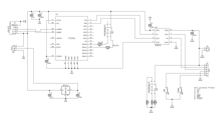 DIY galvanically isolated USB-UART adapter - Daumemo