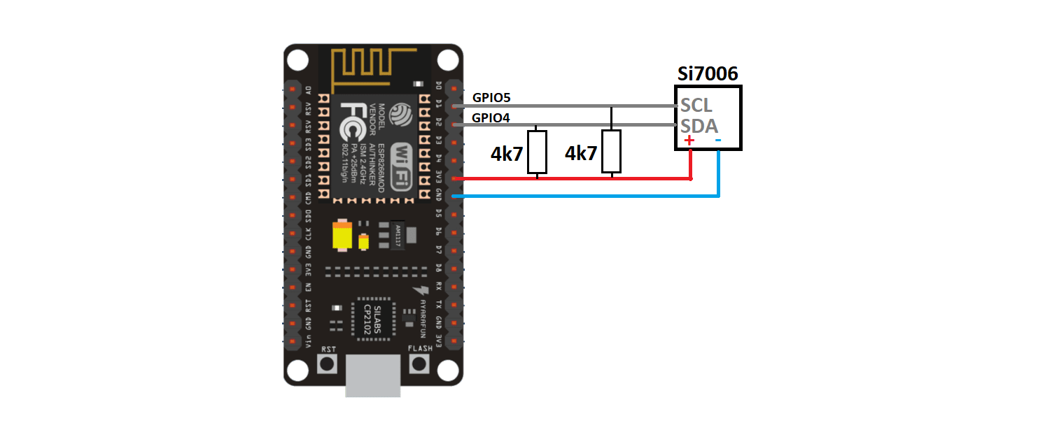 ESP8266 basic WEB interface for Temperature-Humidity- Daumemo