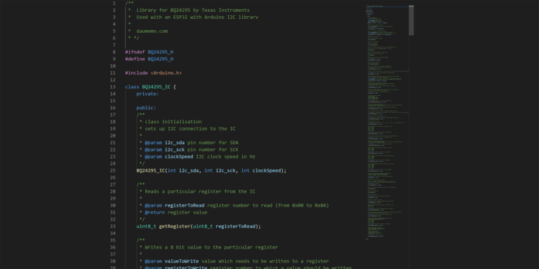 Arduino BQ24295 battery charger library (DIY generator part 14) - Daumemo