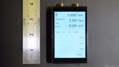 Finished DIY portable Wi-Fi function generator (part 17) - Daumemo
