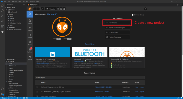 How to use free PlatformIO with Arduino boards - Daumemo