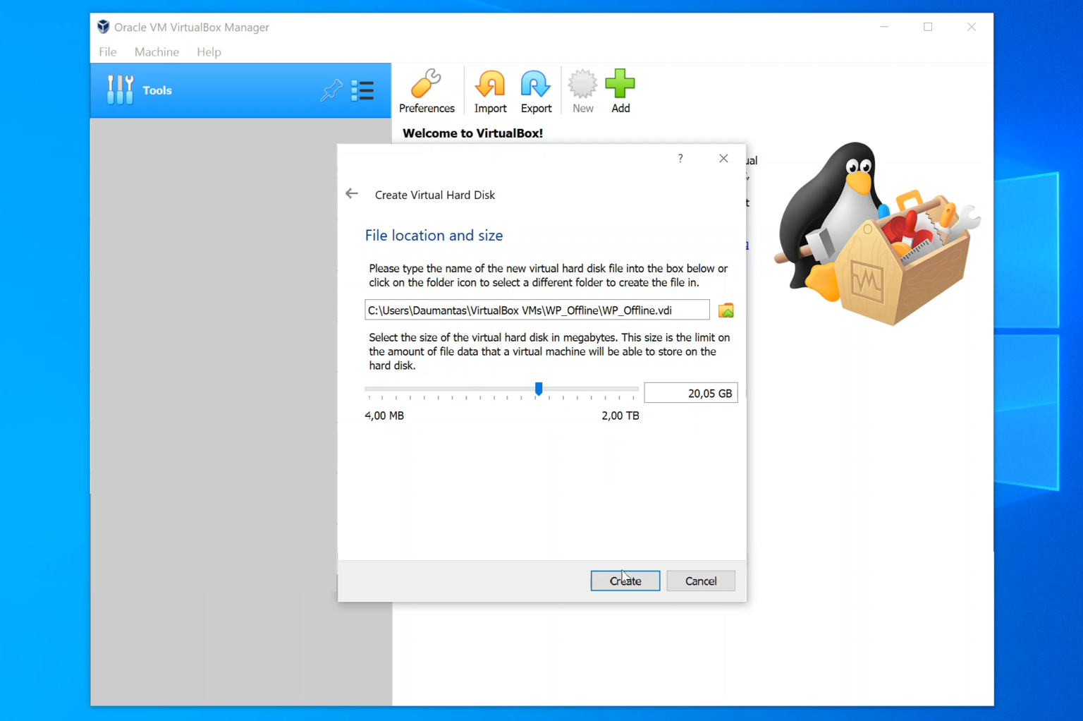 How to install WordPress in a Virtual Machine? (Part 1) - Daumemo